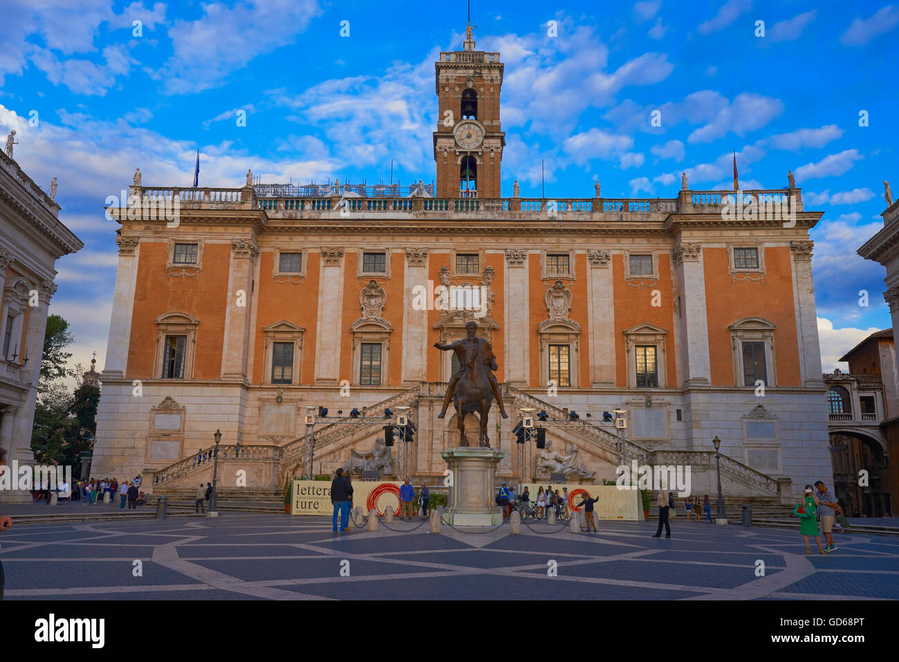 Capitoline hill, Campidoglio square, Piazza del Campidoglio, Capitol ...