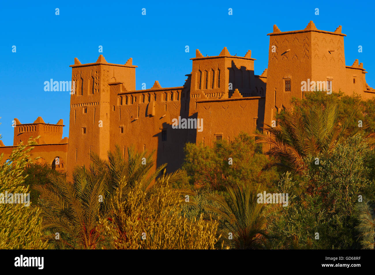Ait Ben Moro, Ben Moro Kasbah, Skoura, Ouarzazate, Morocco, Africa ...