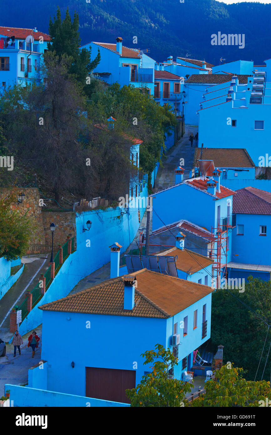 Juzcar, Genal Valley, Genal river valley, Serrania de Ronda, Smurfs ...