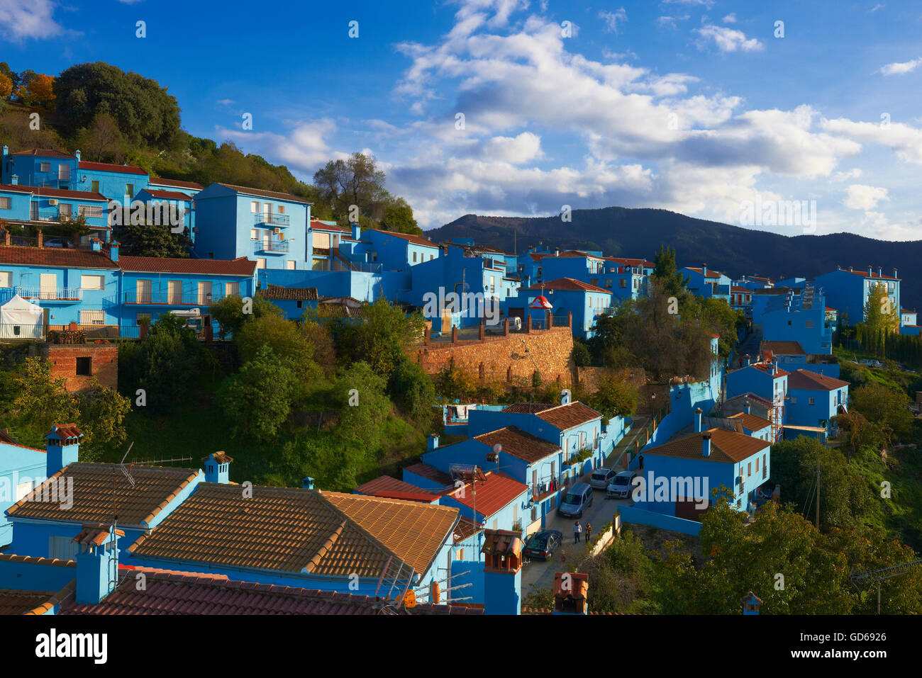Juzcar, Genal Valley, Genal river valley, Serrania de Ronda, Smurfs ...