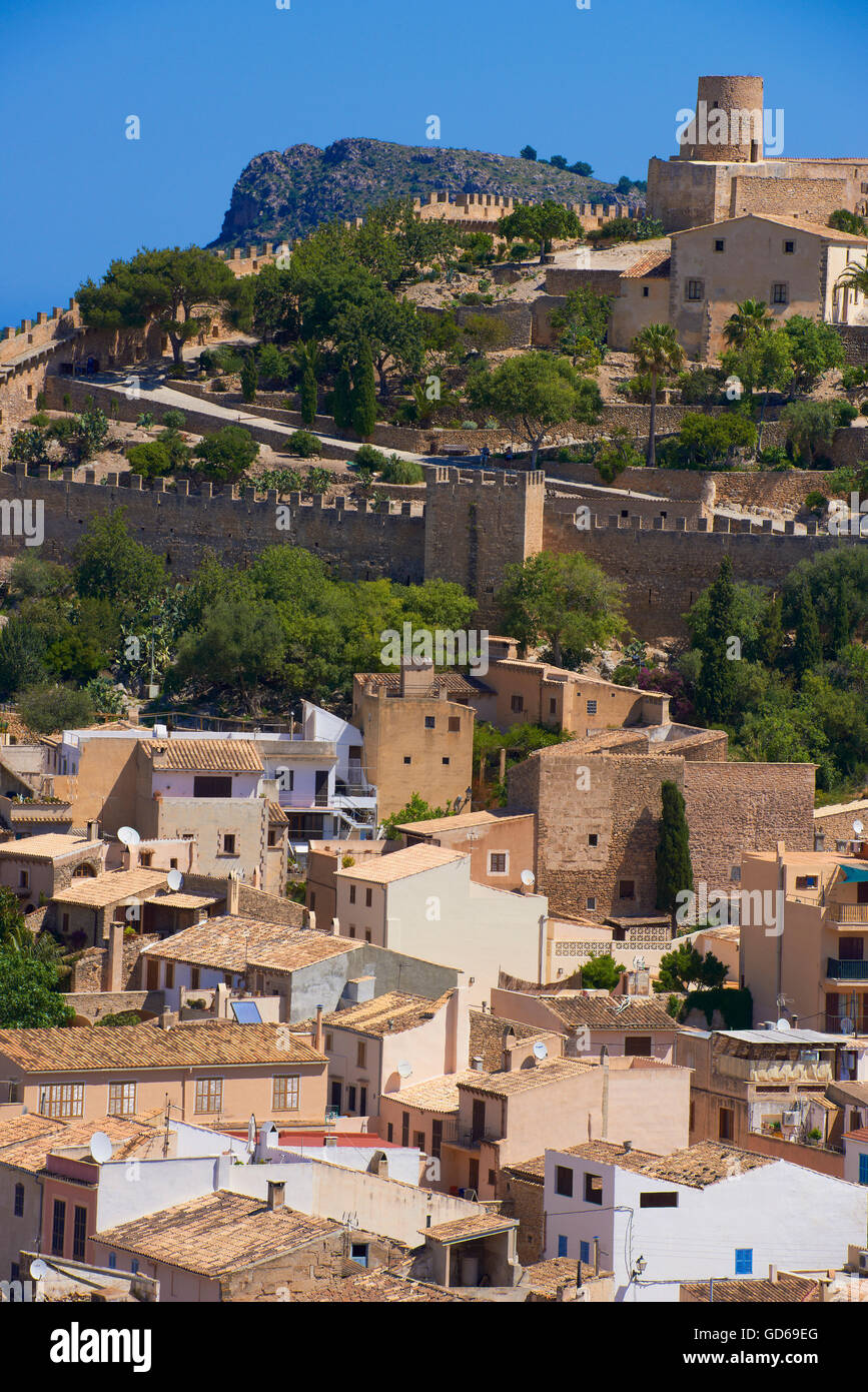 Capdepera, Castle, Mallorca Island, Majorca, Balearic Islands, Spain ...