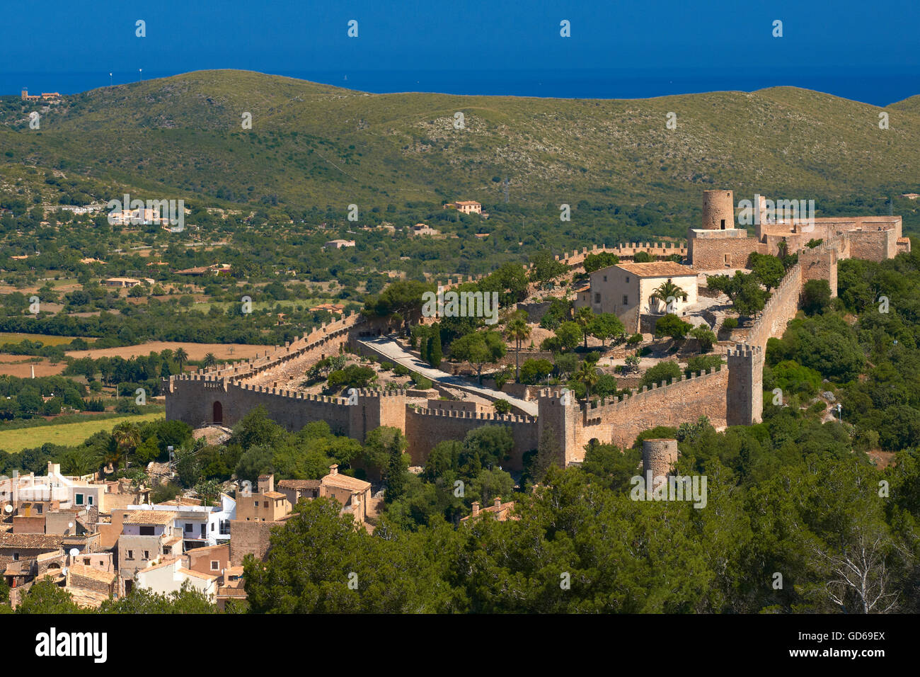 Capdepera, Castle, Mallorca Island, Majorca, Balearic Islands, Spain ...
