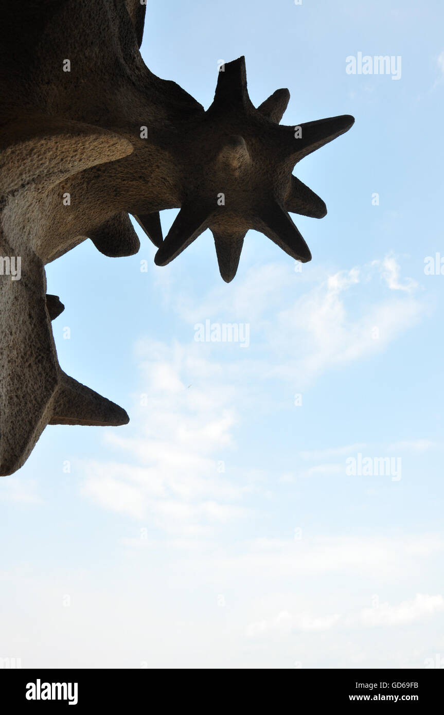 Low angle view of unusual architectural detail of structure by Antonio ...