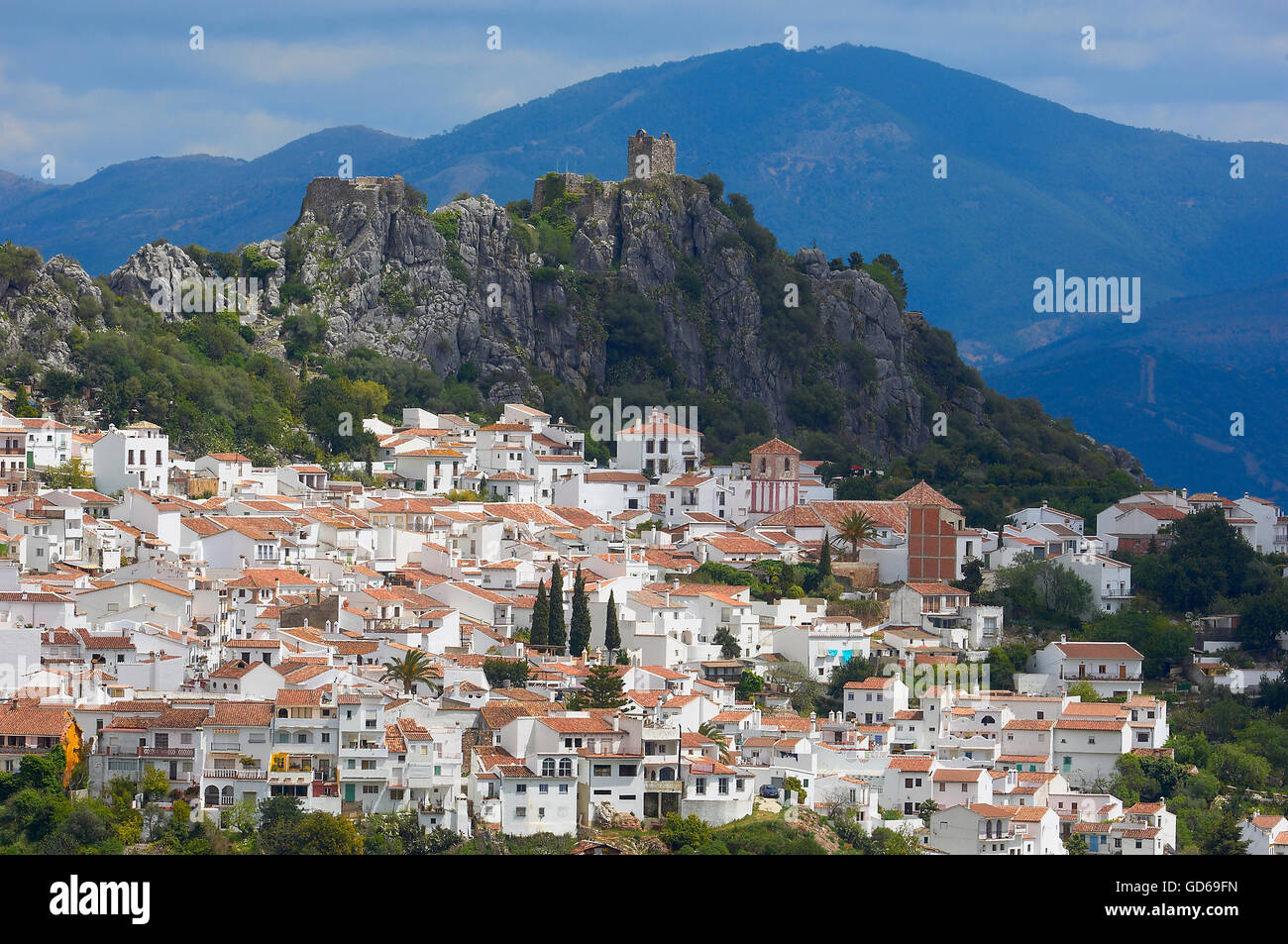 Gaucin, Genal river valley, Serrania de Ronda, White Village, Malaga ...