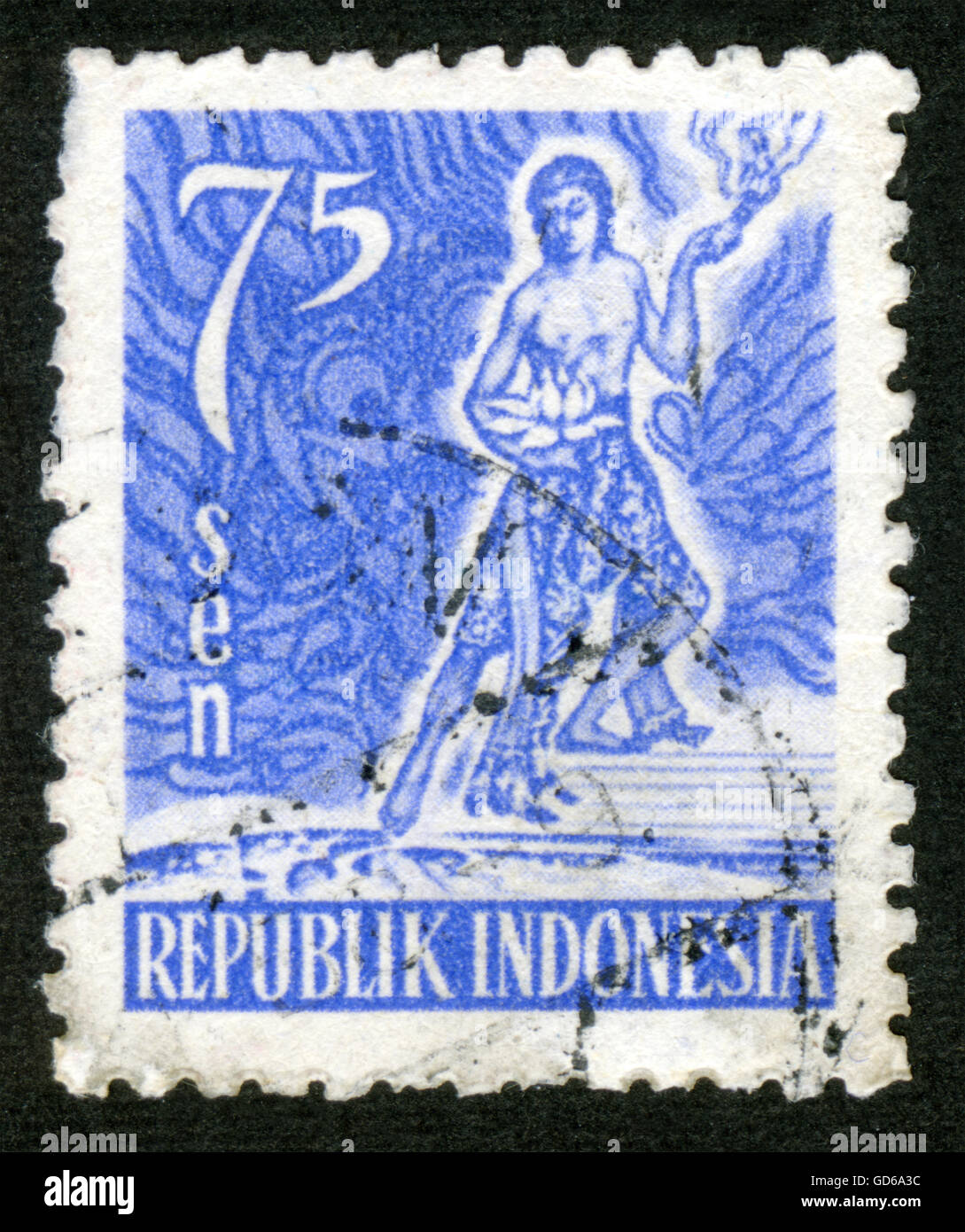 Postage stamp indonesia hi-res stock photography and images - Alamy