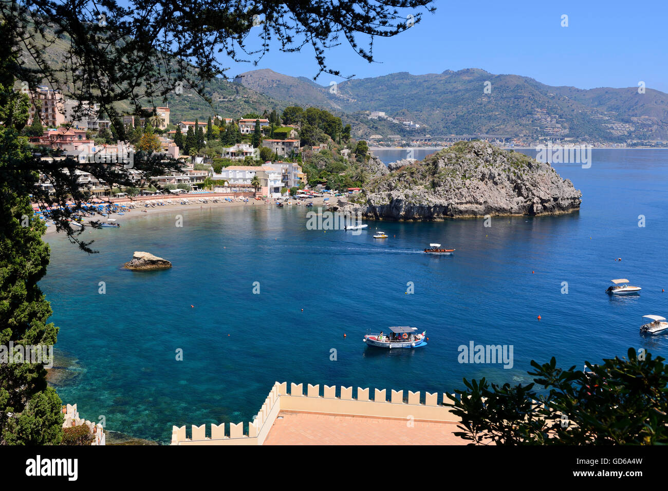 Mazzaro Beach - Taormina, Sicily, Italy Stock Photo - Alamy