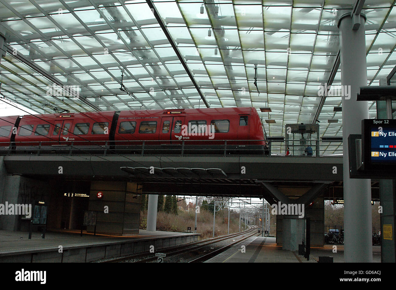 Flintholm Junction at the Copenhagen S-train system Stock Photo - Alamy