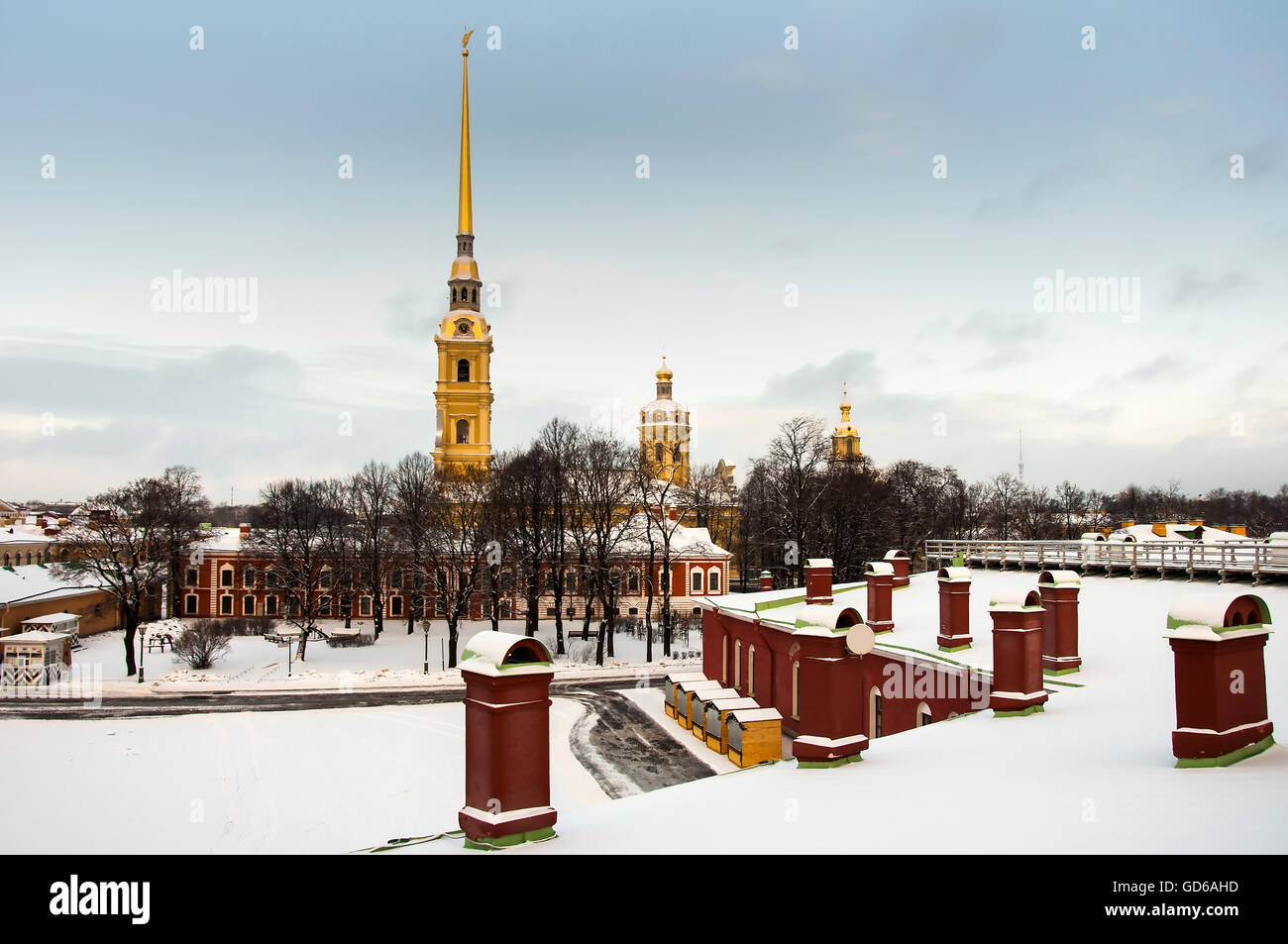 Peter and Paul fortress in St. Petersburg on Hare island Stock Photo - Alamy