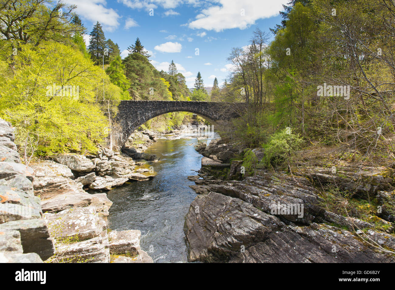 Invermoriston bridge Scotland scenic Scottish tourist attraction ...