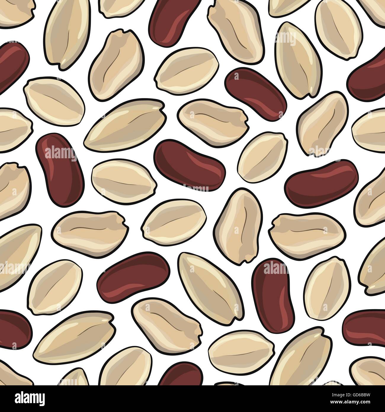 peanuts seamless background Stock Vector Image & Art - Alamy