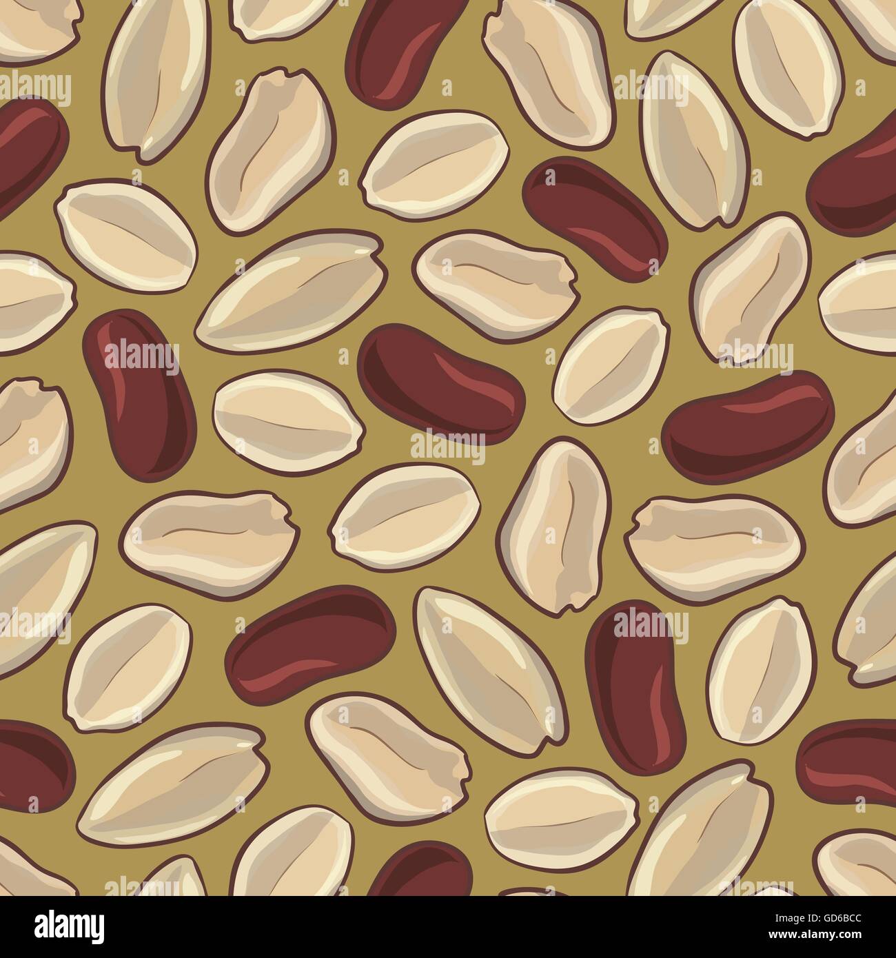 peanuts seamless background Stock Vector Image & Art - Alamy