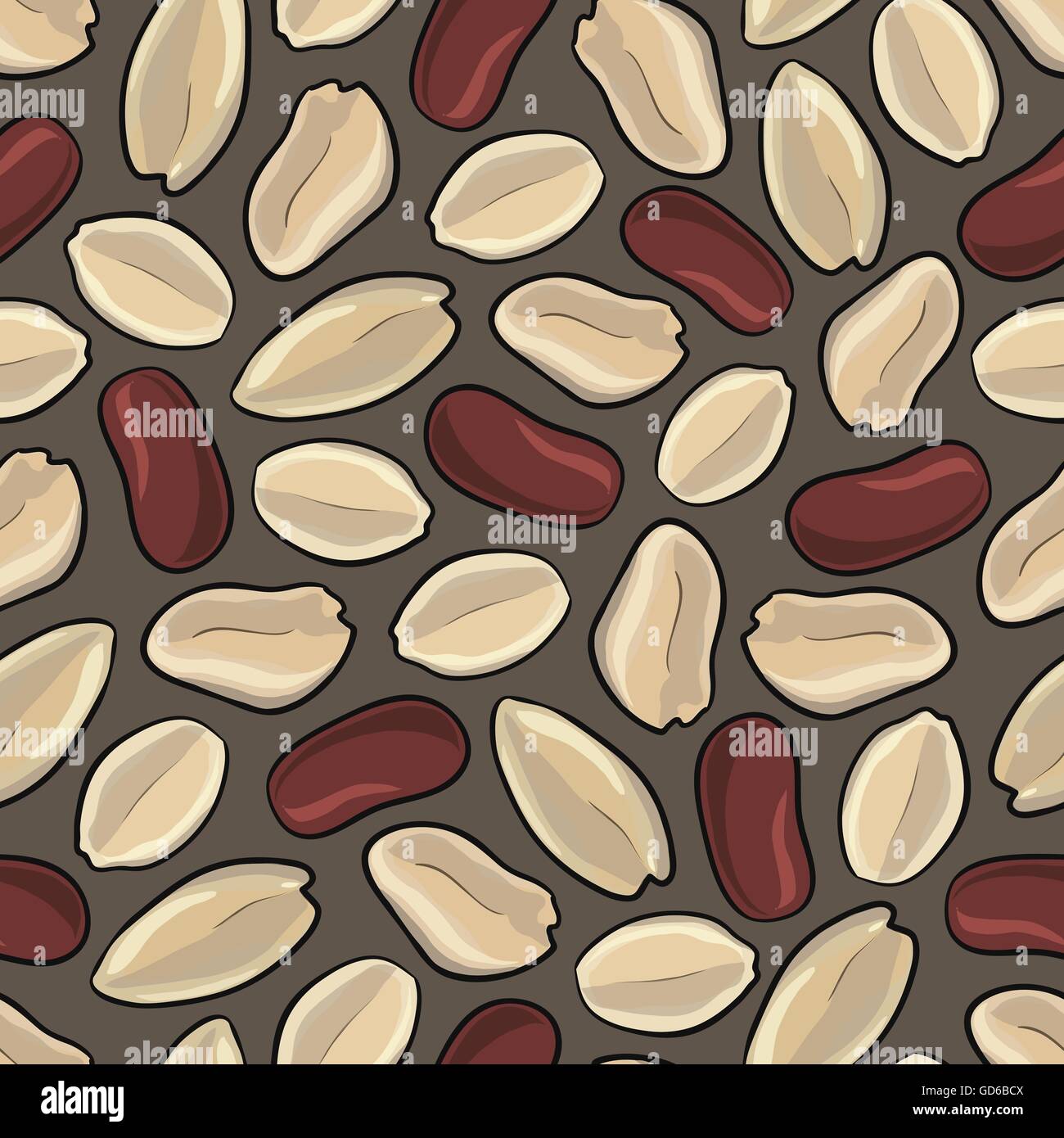 peanuts seamless background Stock Vector Image & Art - Alamy