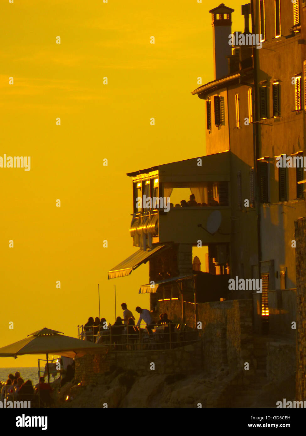 Rovinj,Croatia late day sunset,picture post card Stock Photo - Alamy