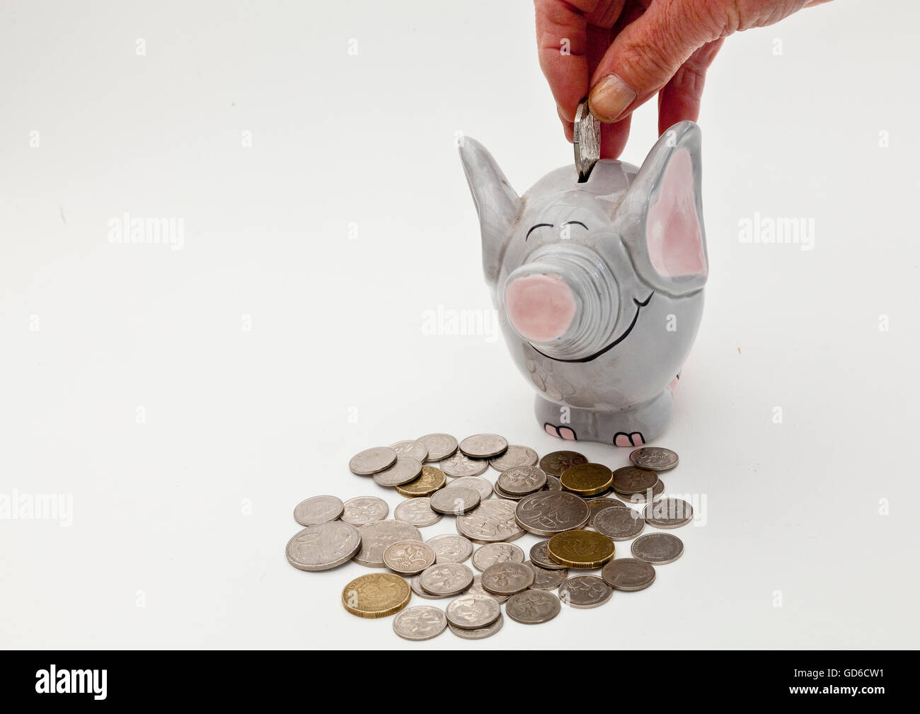 Money boxes hi-res stock photography and images - Alamy