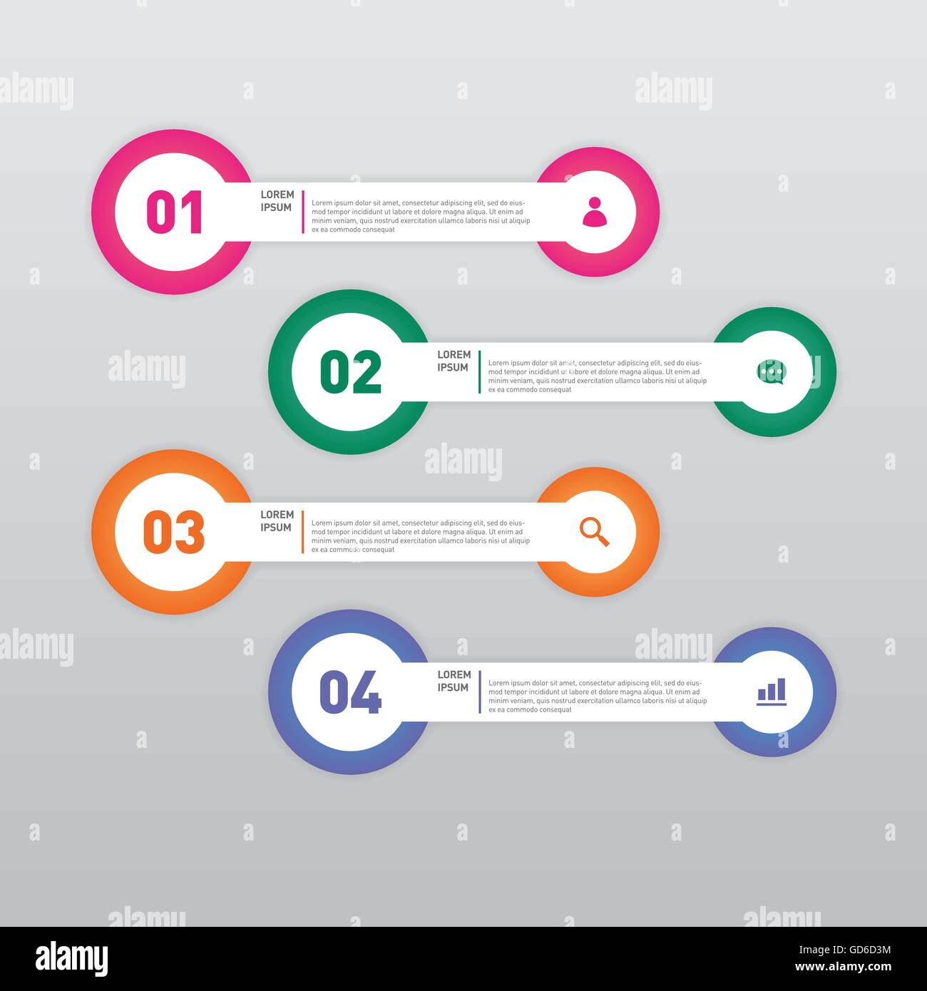 Infographic banner template design element vector illustration Stock ...