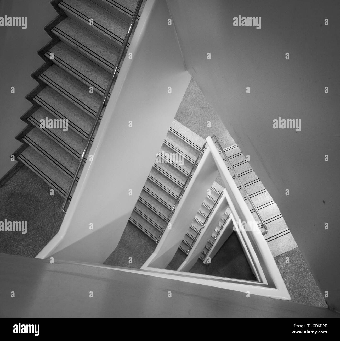 Triangle stairs hi-res stock photography and images - Alamy