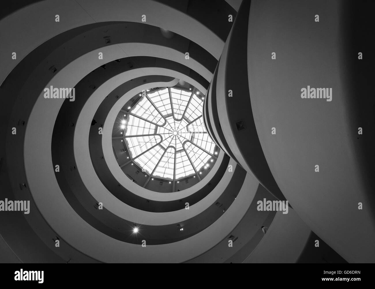 Solomon r. guggenheim museum interior hi-res stock photography and ...