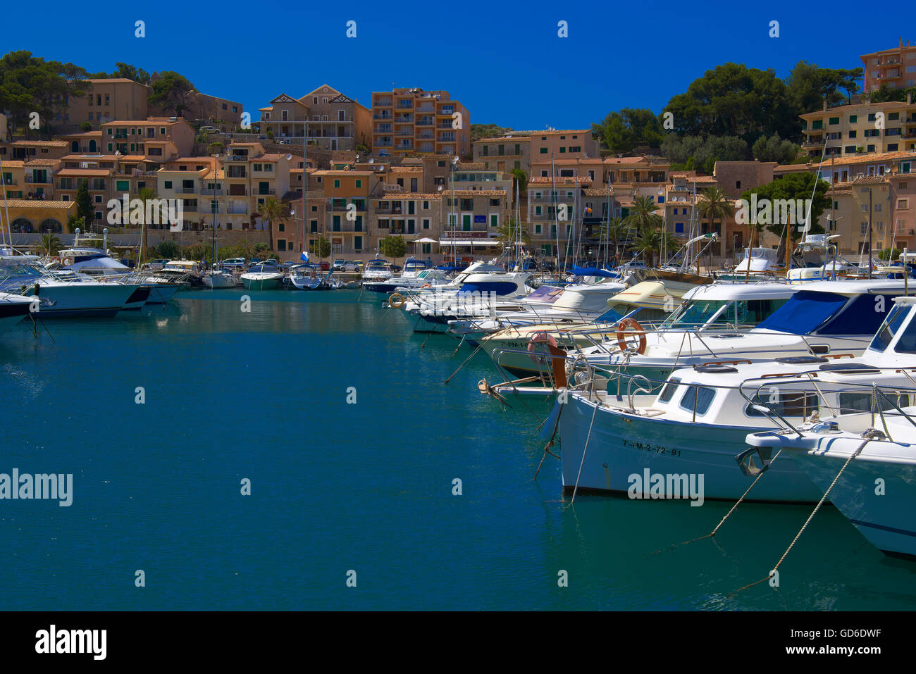 Soller, Marina, Harbour, Mallorca, Majorca, Balearic Islands ...