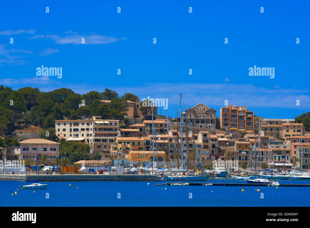 Soller, Marina, Harbour, Mallorca, Majorca, Balearic Islands ...