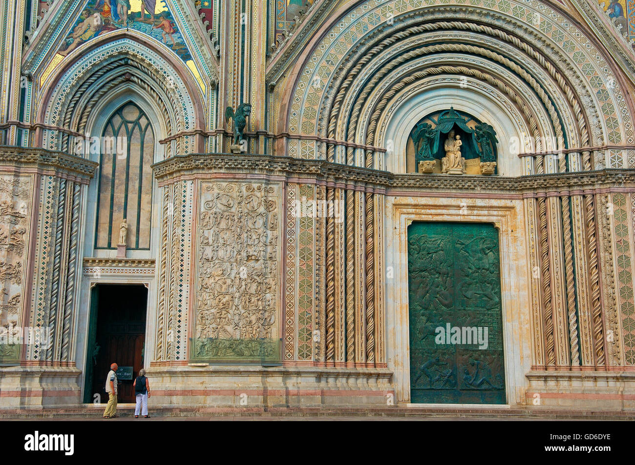 Orvieto, Cathedral, Duomo Santa Maria Assunta, Terni Province, Umbria ...