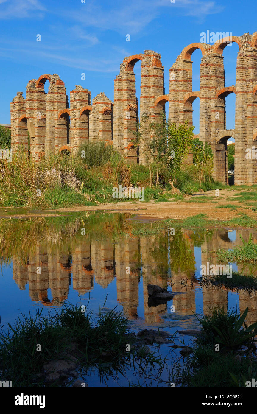 Merida, Los Milagros Aqueduct, Los Milagros Roman aqueduct , Aqueduct ...