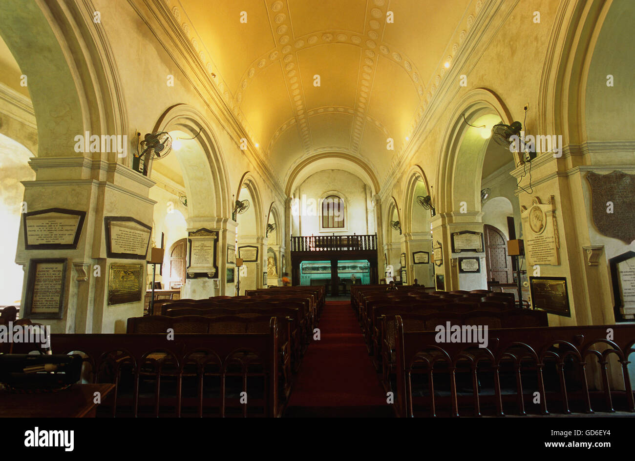 Interiors of St. Mary's Church Stock Photo - Alamy