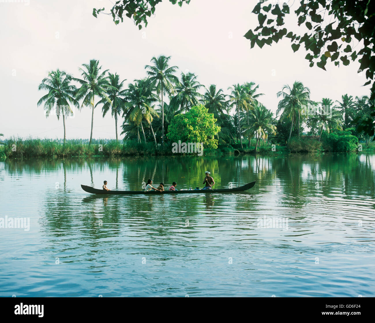 Backwaters of Kerala Stock Photo - Alamy