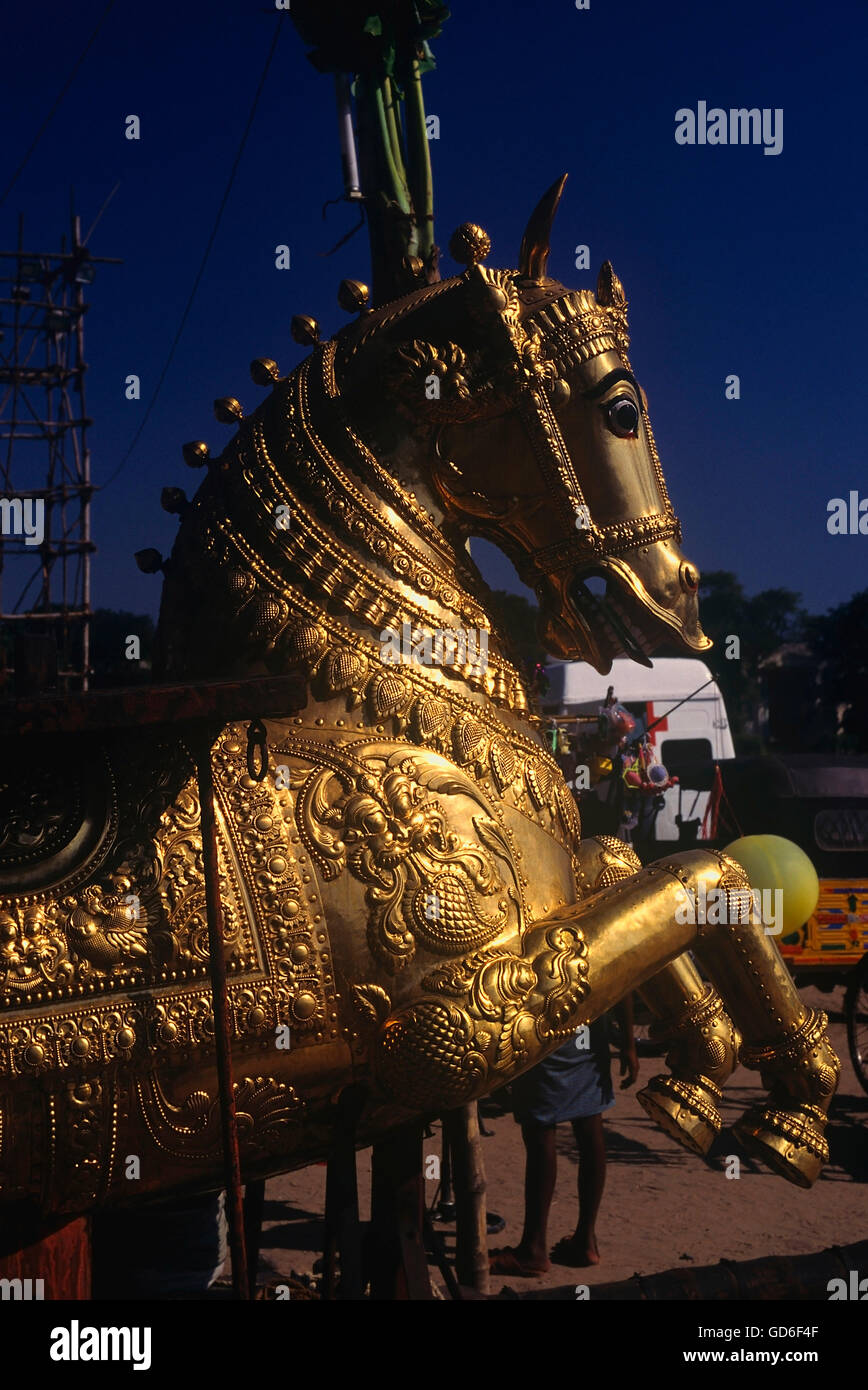 Golden horse hi-res stock photography and images - Alamy