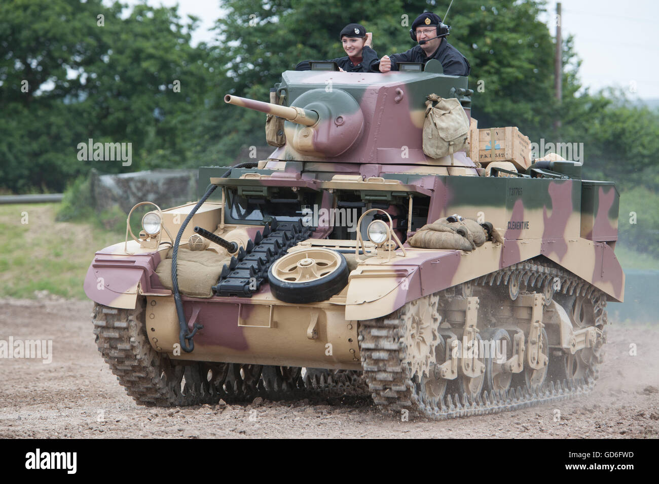 Light Tank M3A1 Stuart IV at Tankfest 2016 Stock Photo - Alamy