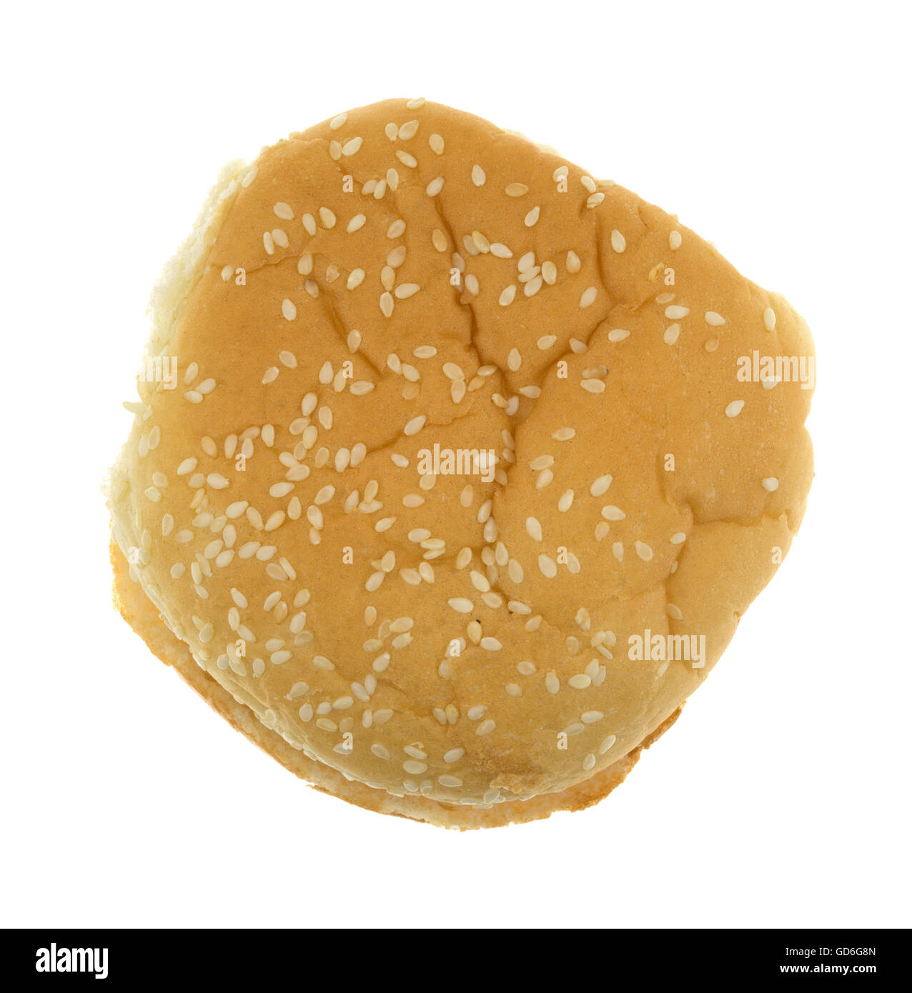 Hamburger bun top view hi-res stock photography and images - Alamy