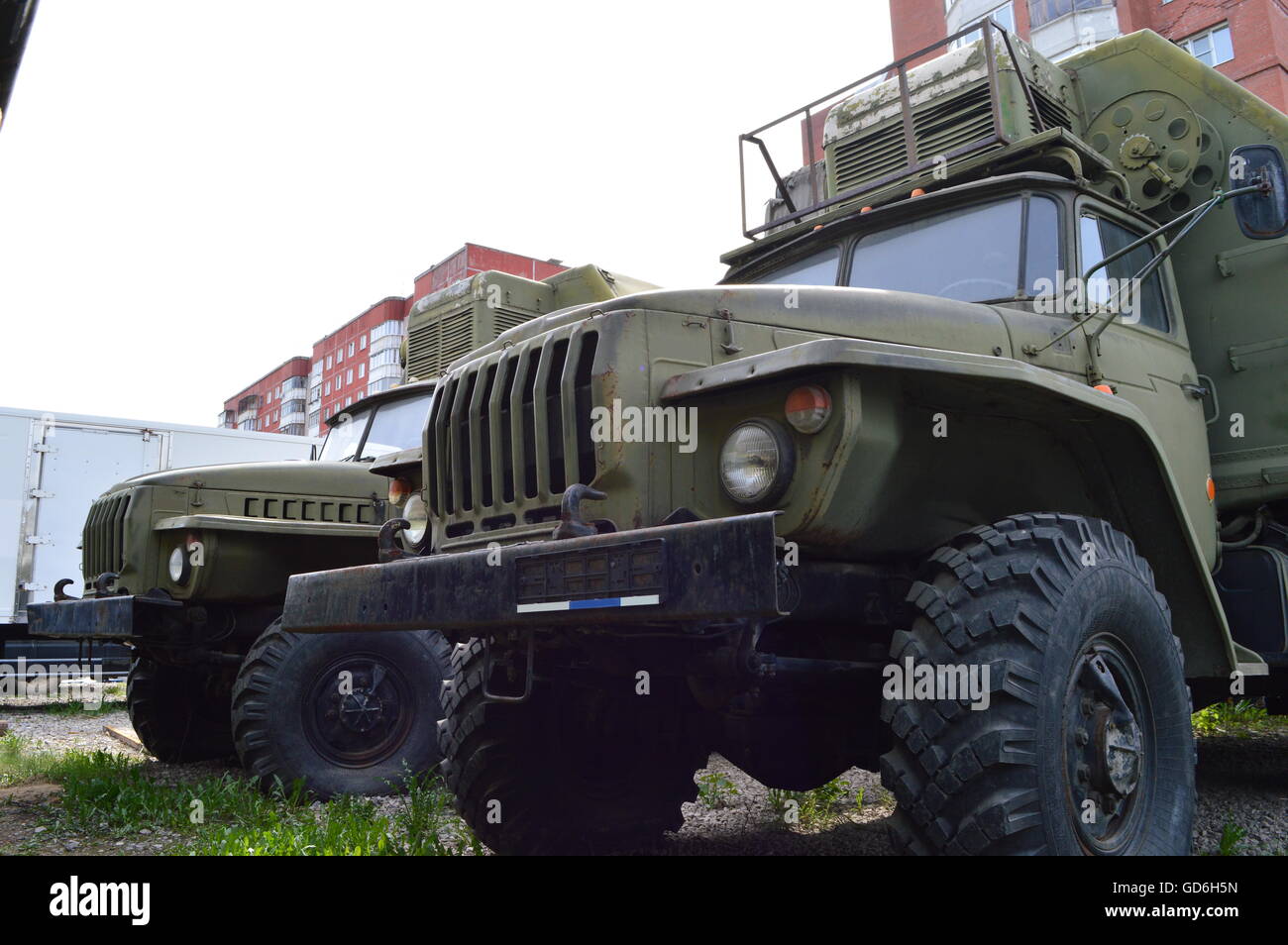 Military trucks hi-res stock photography and images - Alamy