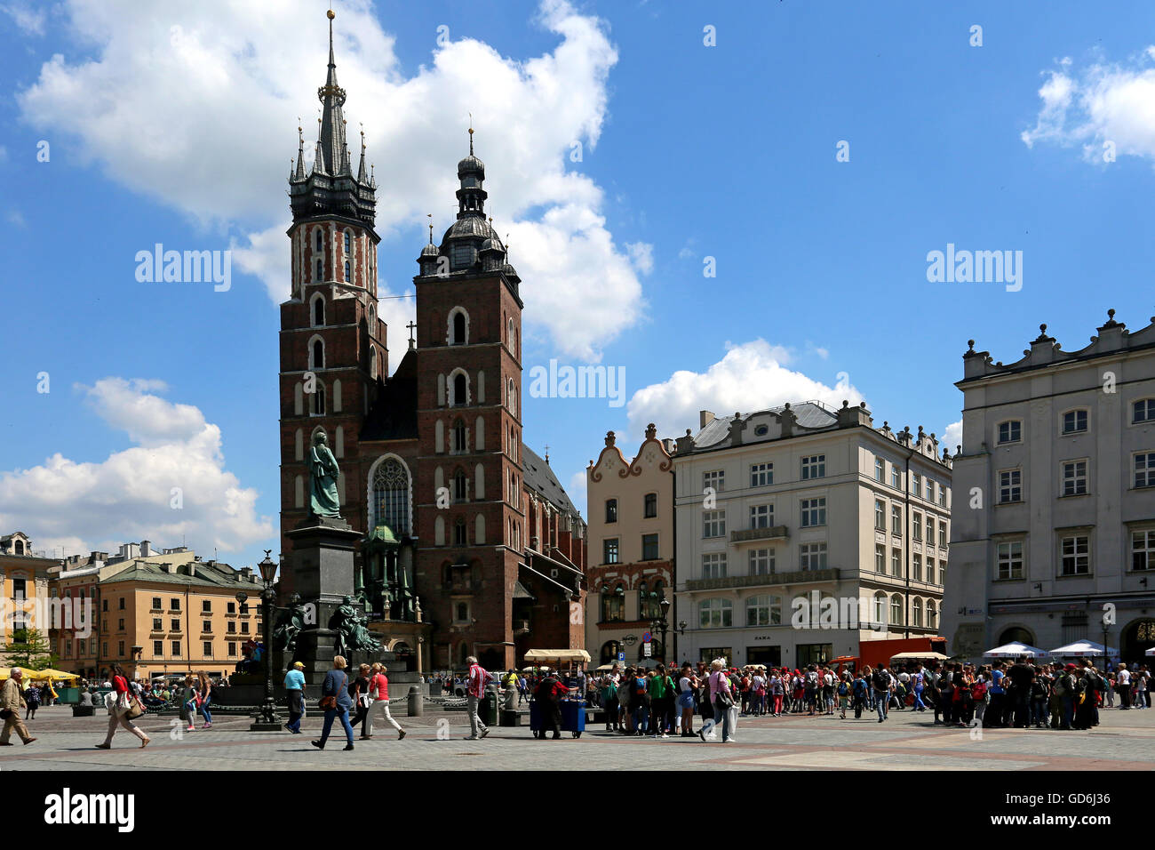 Rynek Glowny, Krakow, Poland Stock Photo - Alamy
