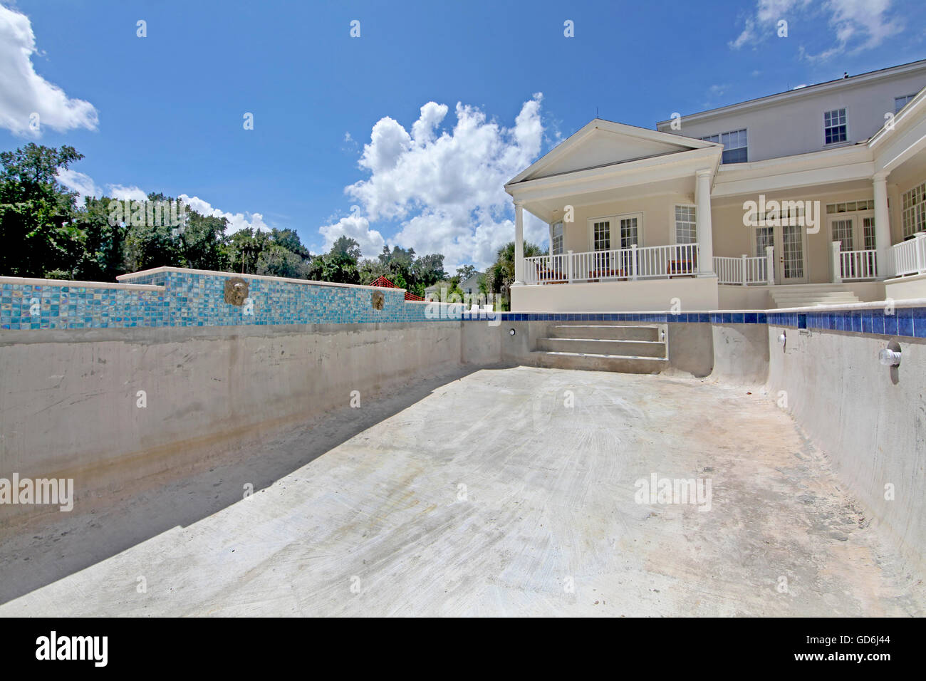 A Swimming Pool under construction in Florida Stock Photo - Alamy