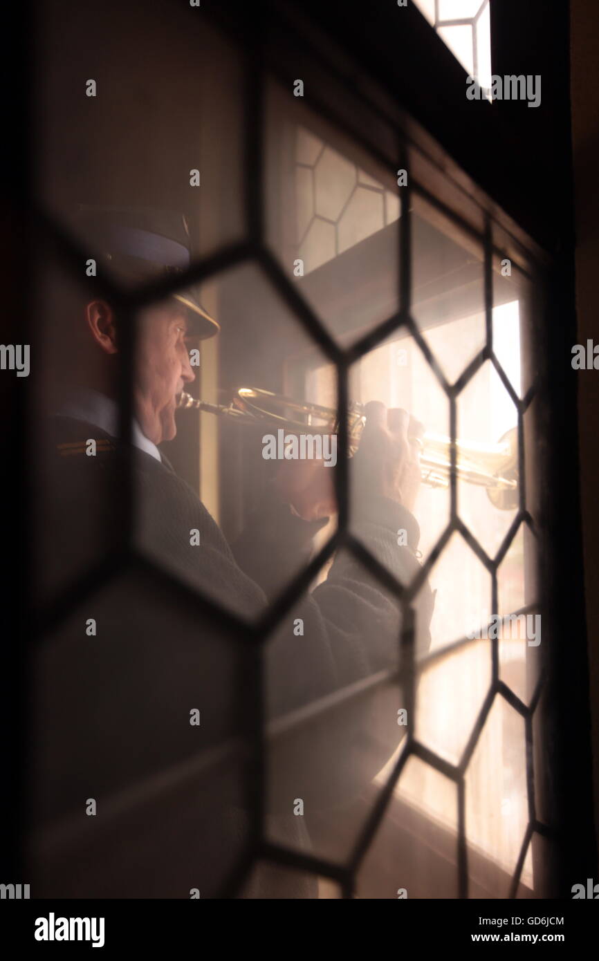 the famous trumpet call at the church of St Mary in the old town of ...