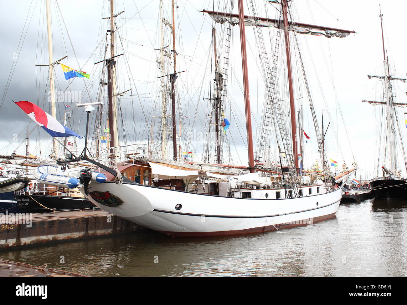 J.R. Tolkien tall ship, a gaff-topsail schooner based in Amsterdam ...