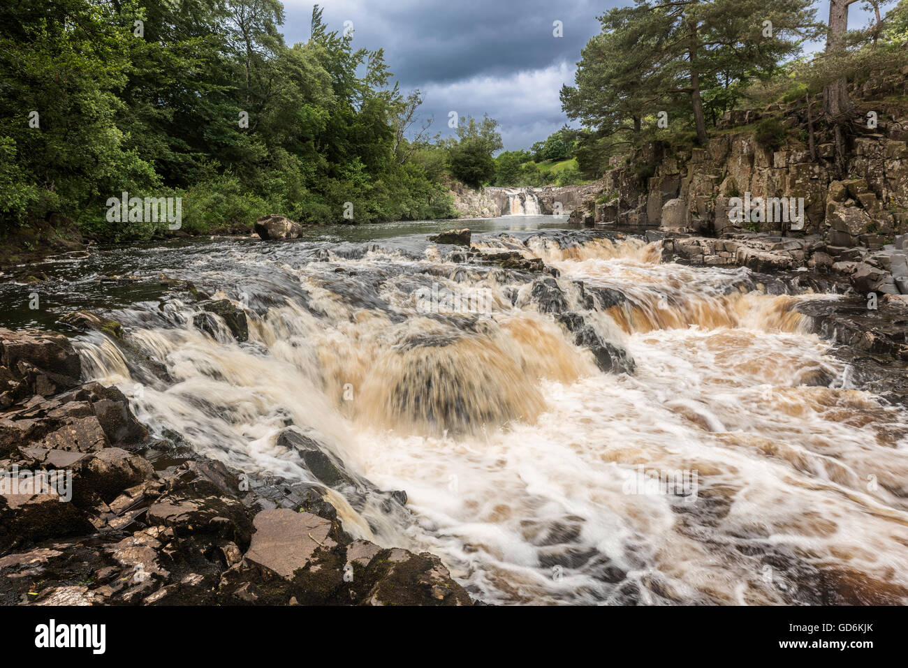 Low Force Waterfall Stock Photo - Alamy