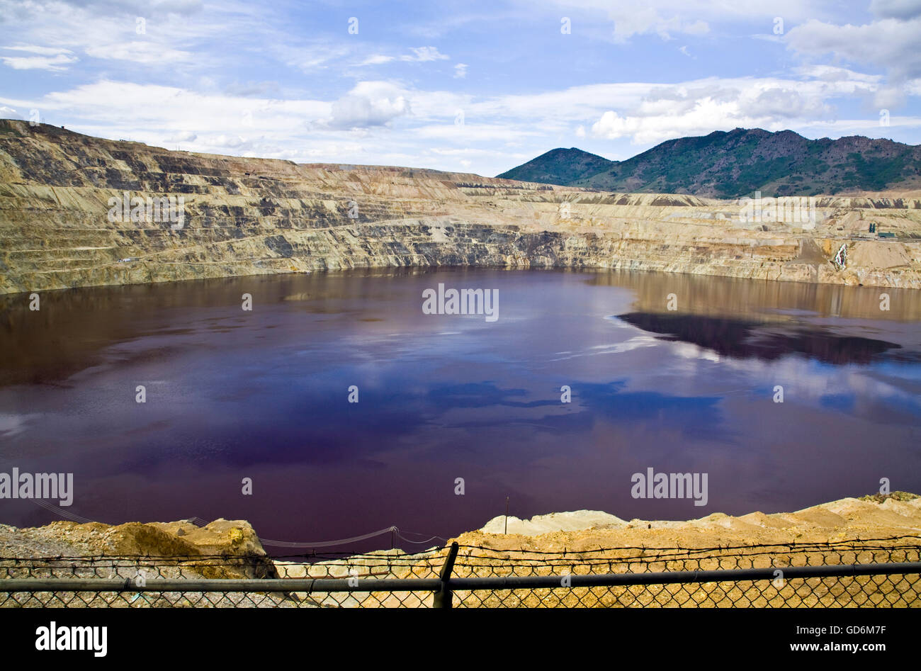 One of the nation's Superfund sites, the Berkeley Pit is a former open ...