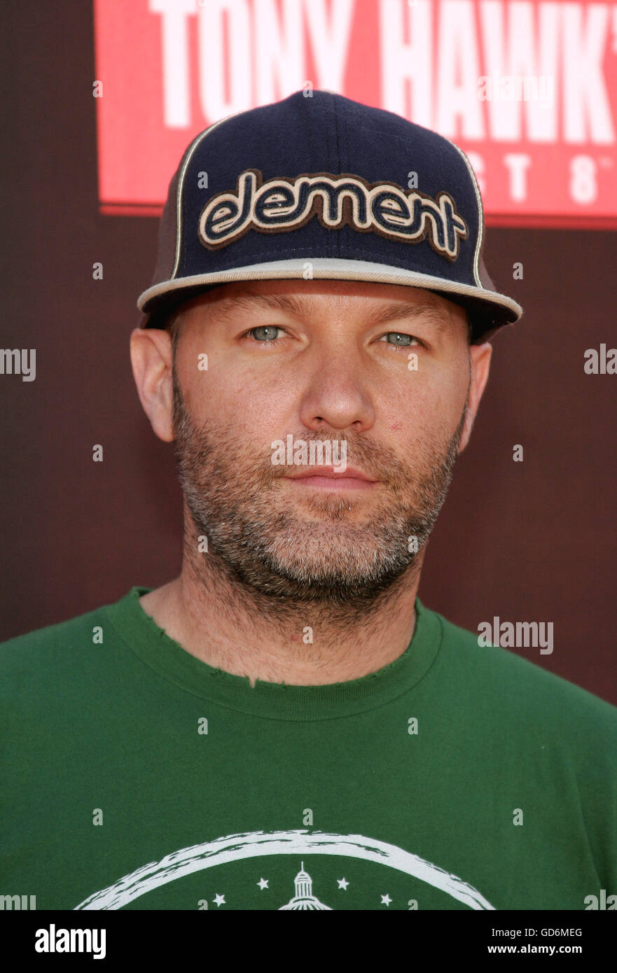 Fred Durst at the Tony Hawk Foundation 3rd Annual Stand Up For ...