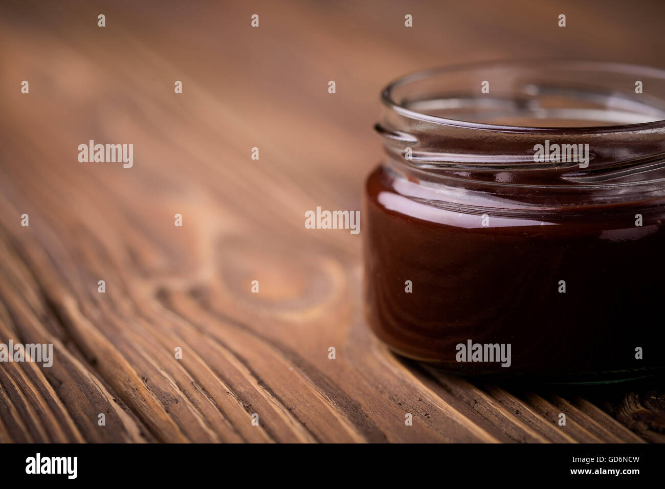Natural diy homemade chocolate jam Stock Photo - Alamy