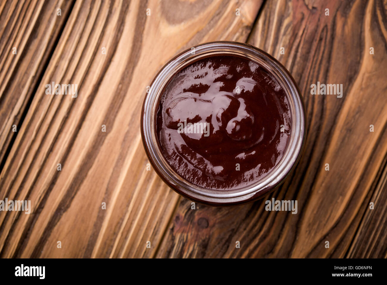 Natural diy homemade chocolate jam Stock Photo - Alamy