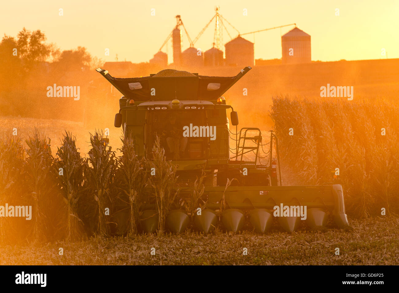 Combine harvesting hi-res stock photography and images - Alamy