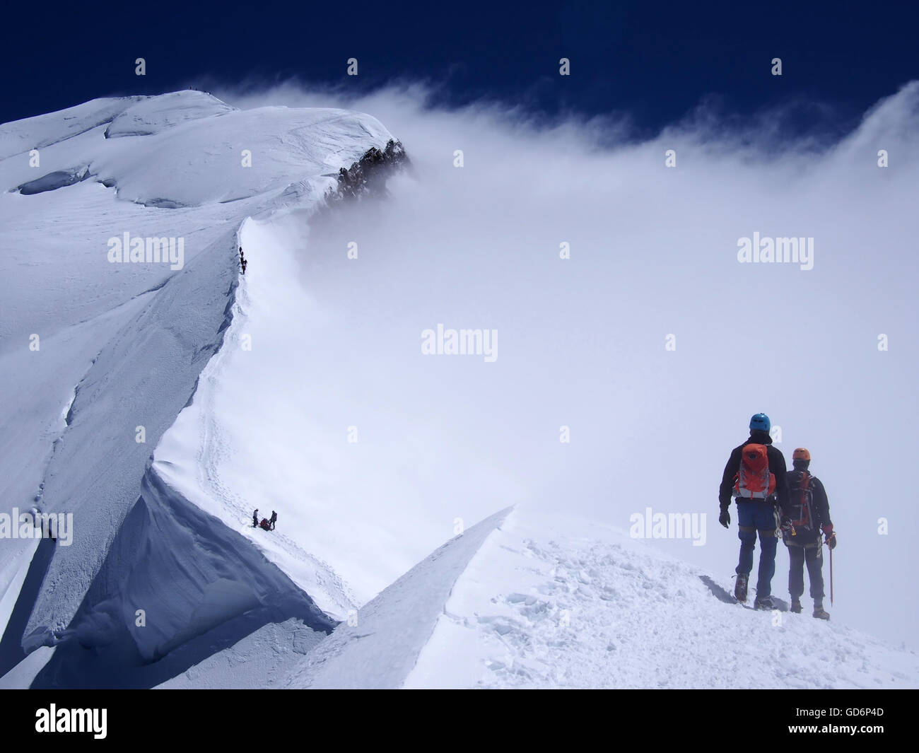 Funjump skydiving from 1200 ft over Norway Stock Photo - Alamy