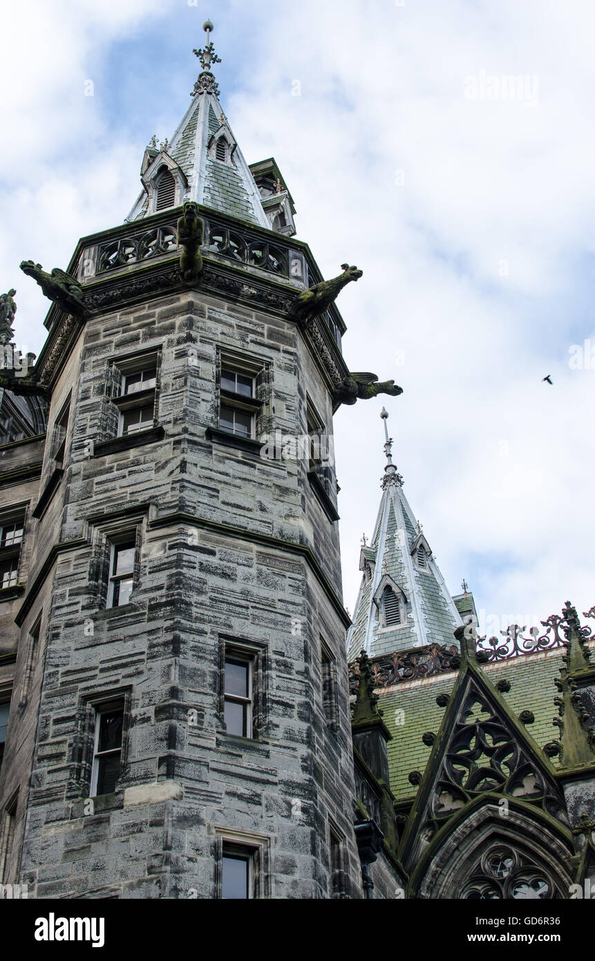 Fettes College, Edinburgh, Scotland. Designed by David Bryce in 1863 ...