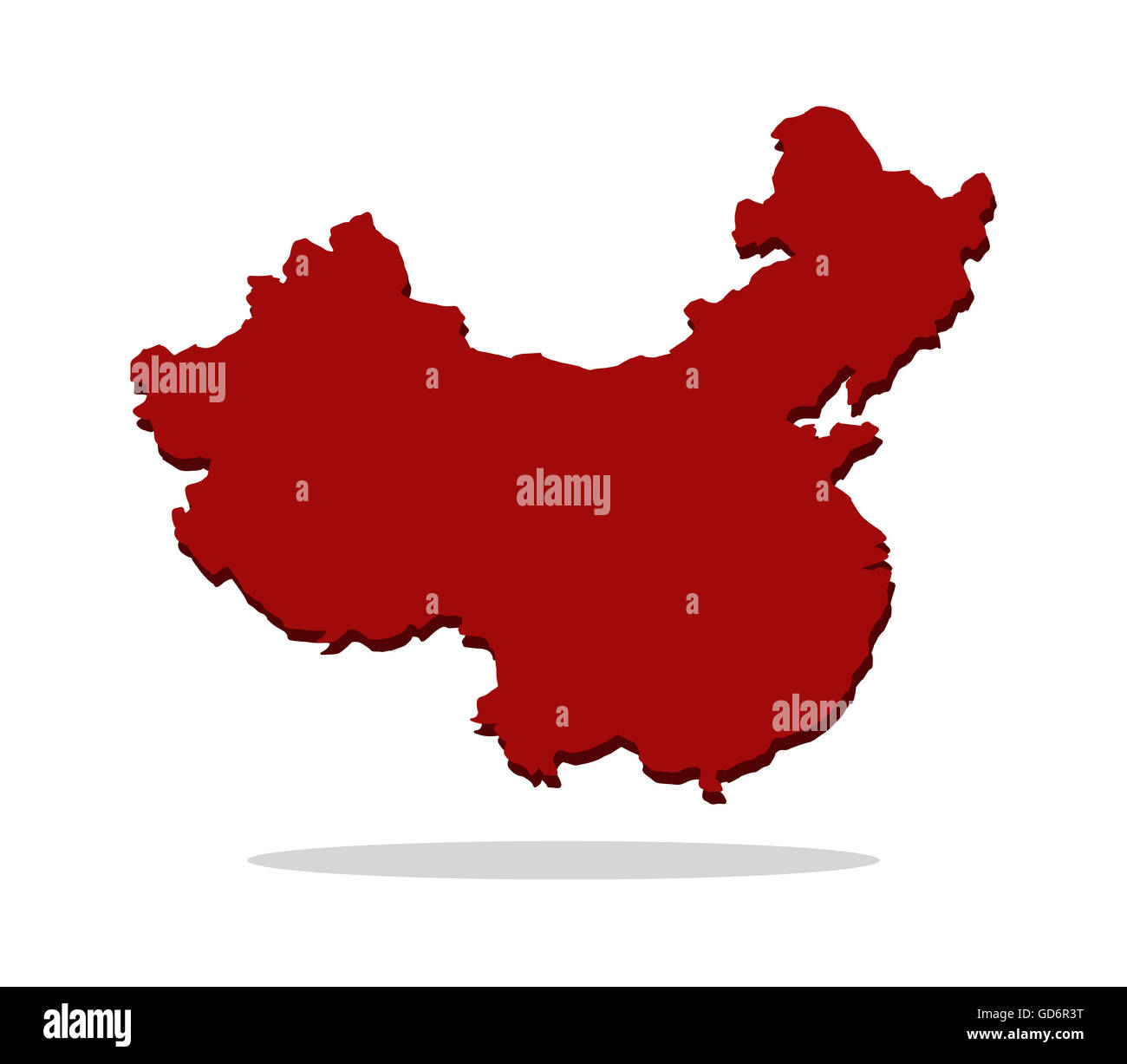 map of china Stock Photo - Alamy