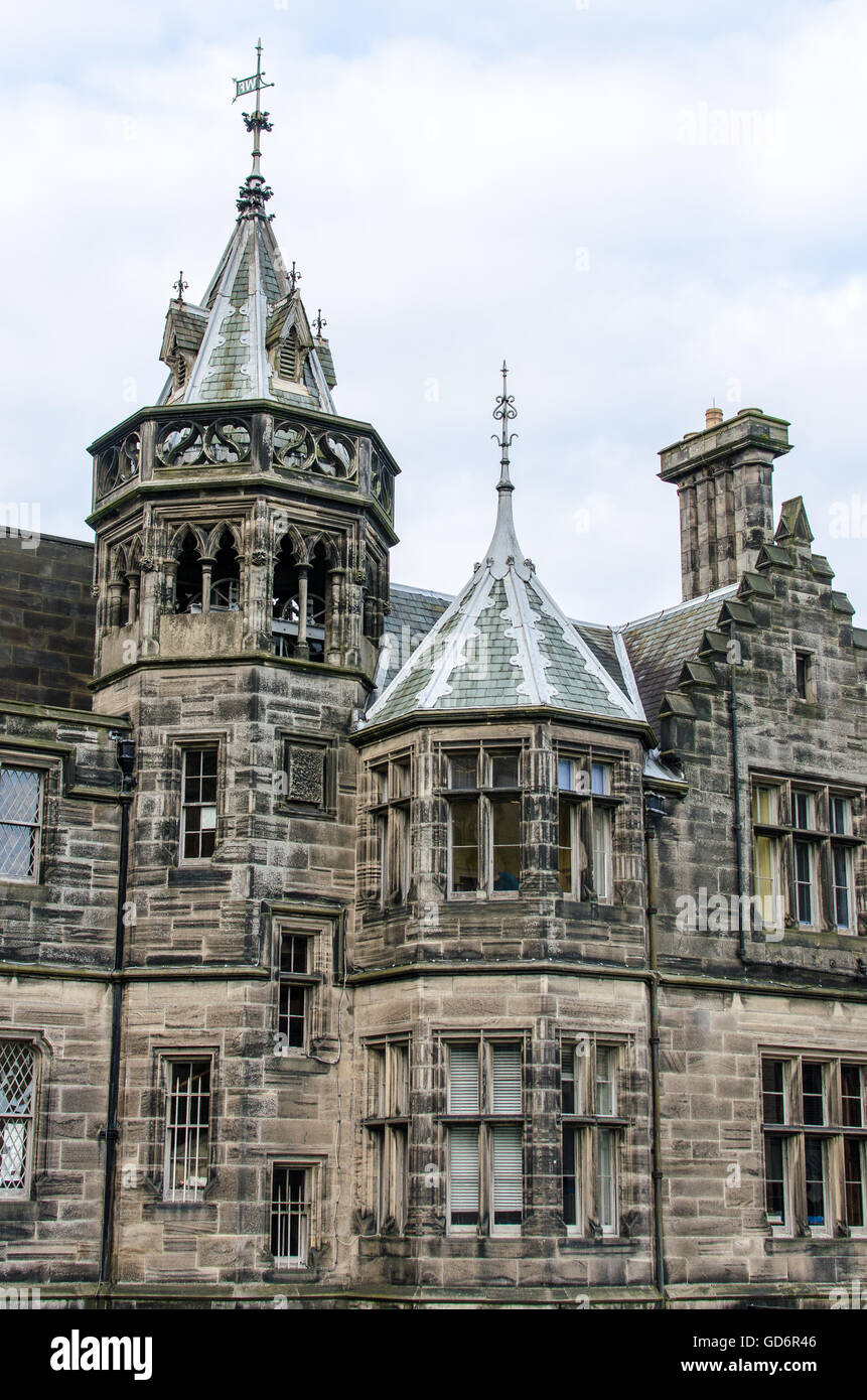Fettes College, Edinburgh, Scotland. Designed by David Bryce in 1863 ...