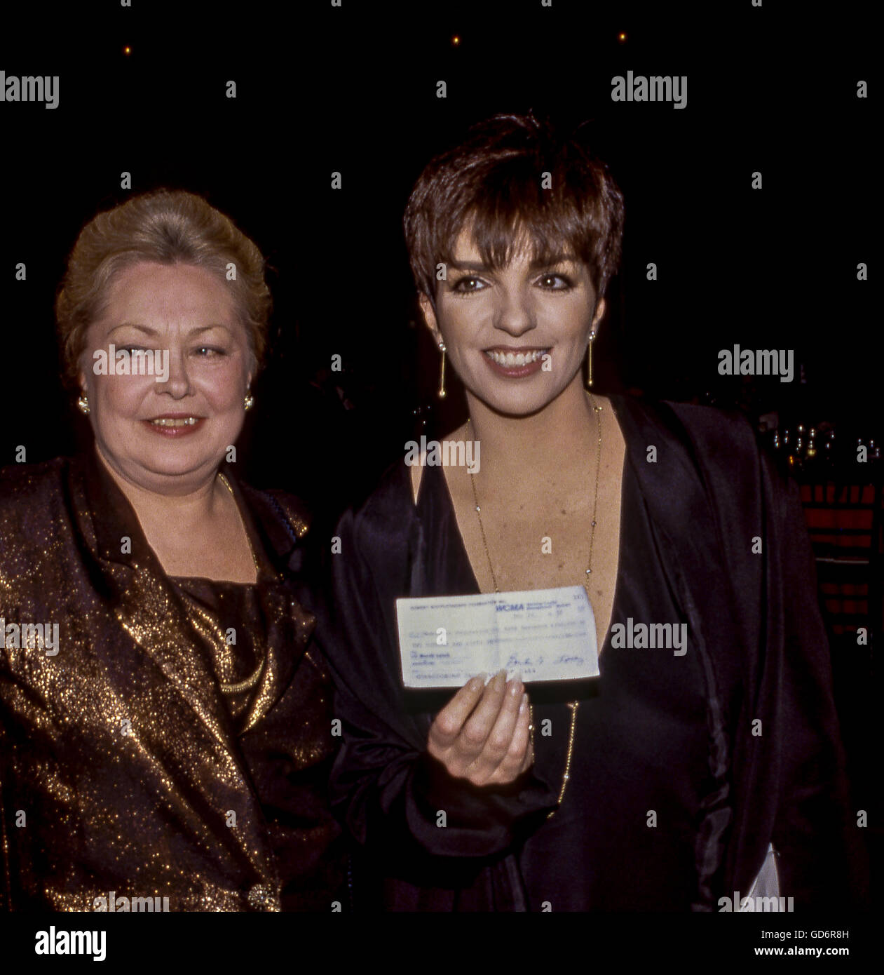 Washington, DC., USA, 22nd May, 1990 Liza Minnelli at the Art Against ...