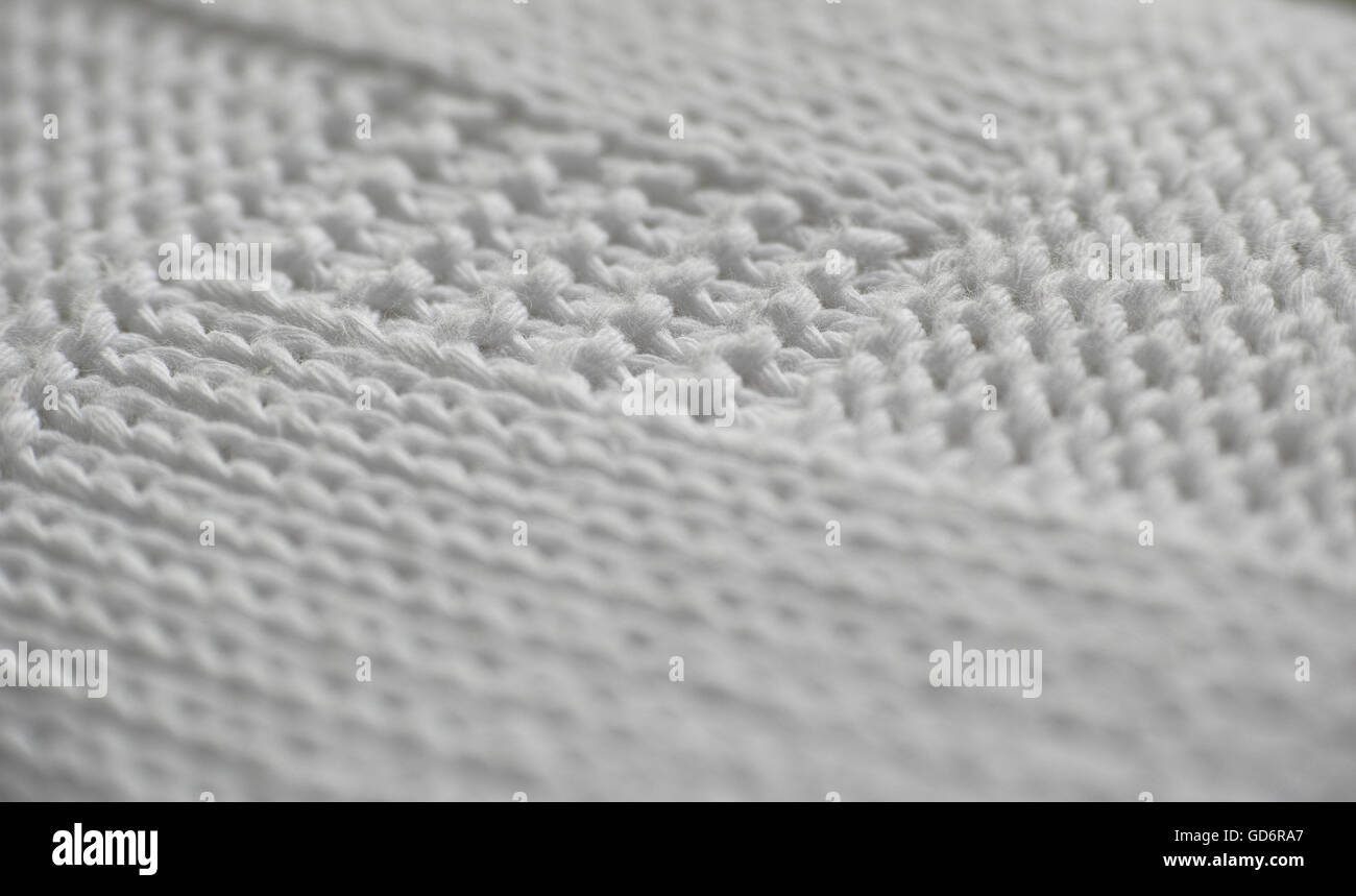 White Woolen Texture Stock Photo - Alamy