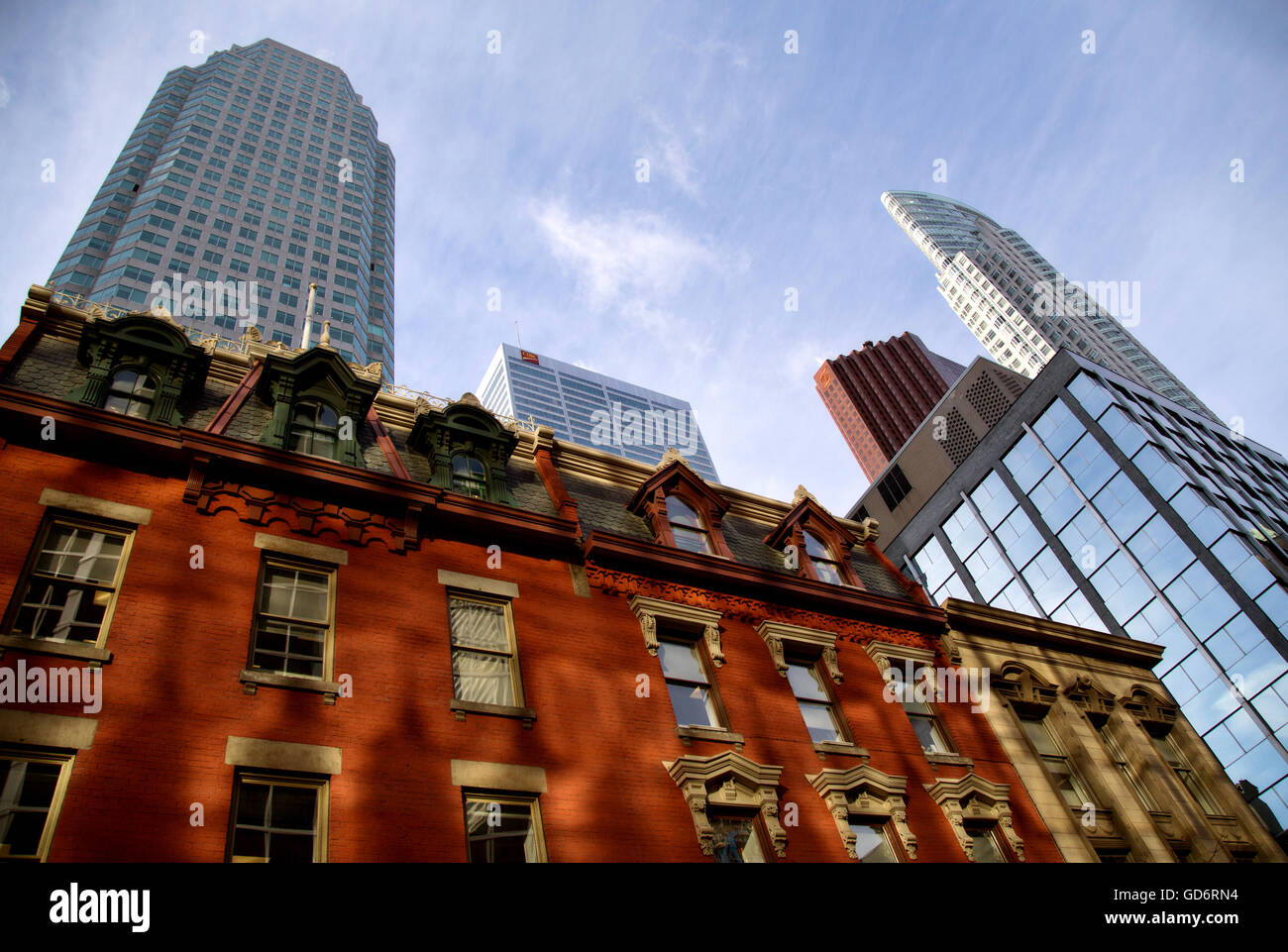 Buildings Old and New Toronto Yonge Street Downtown Stock Photo - Alamy