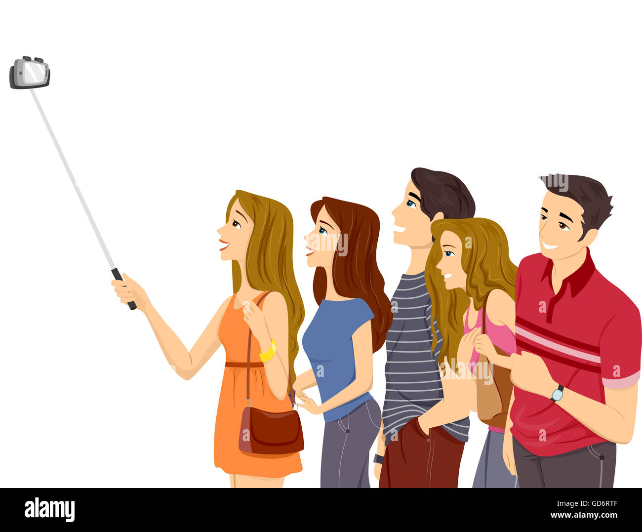 Taking Selfie Clipart