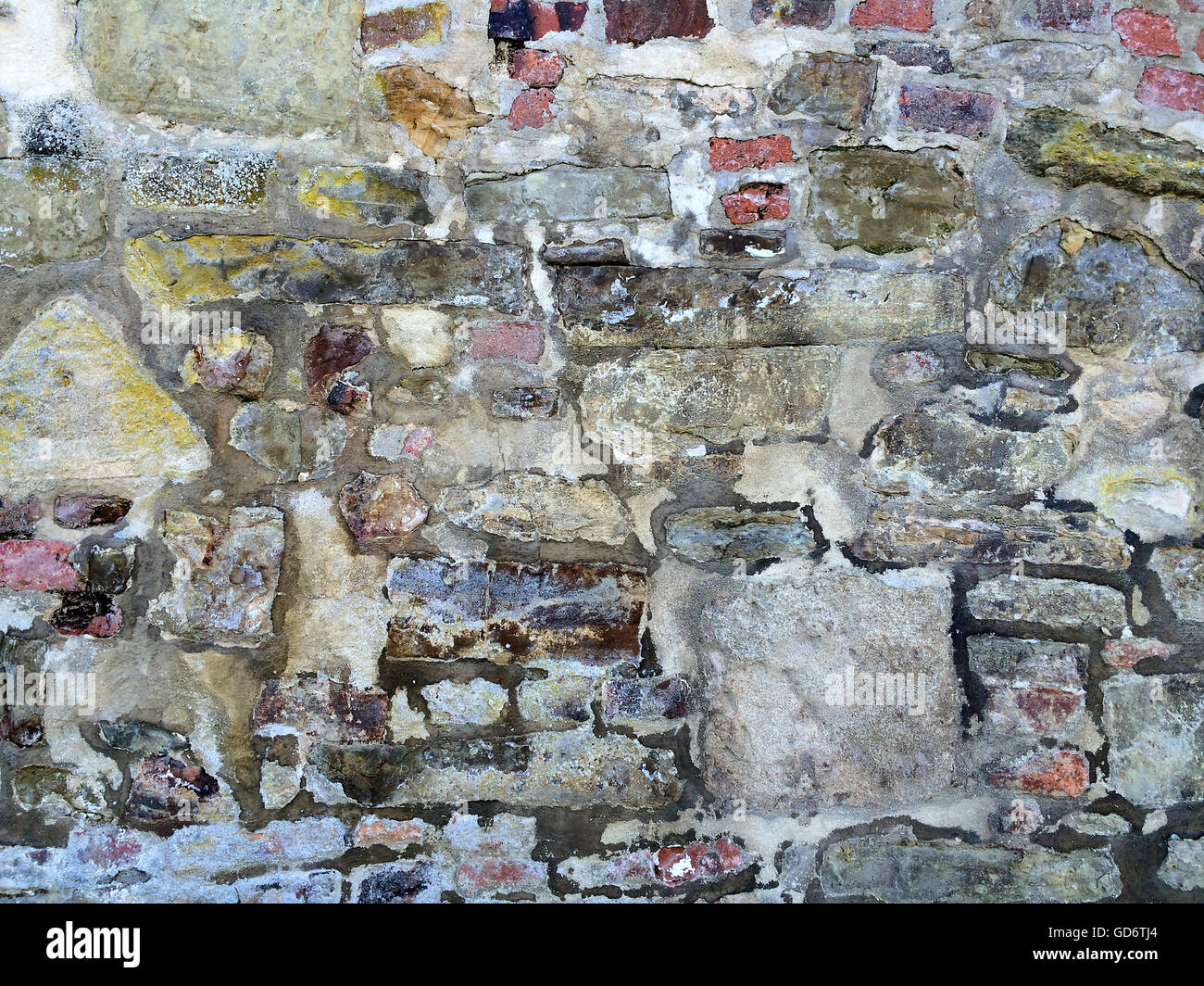 old, medieval abbey wall Stock Photo - Alamy